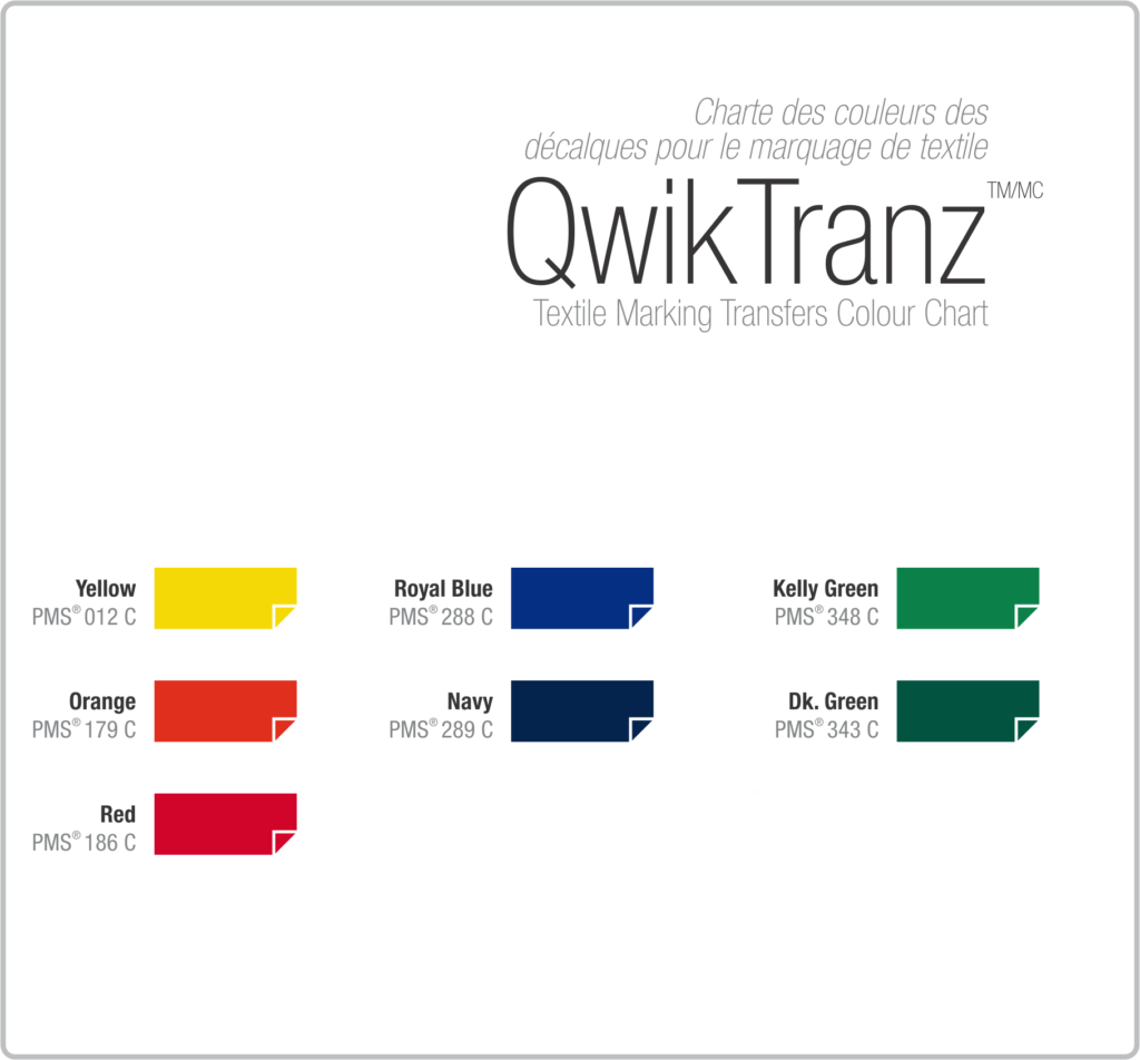 Colour Charts - Emblemtek