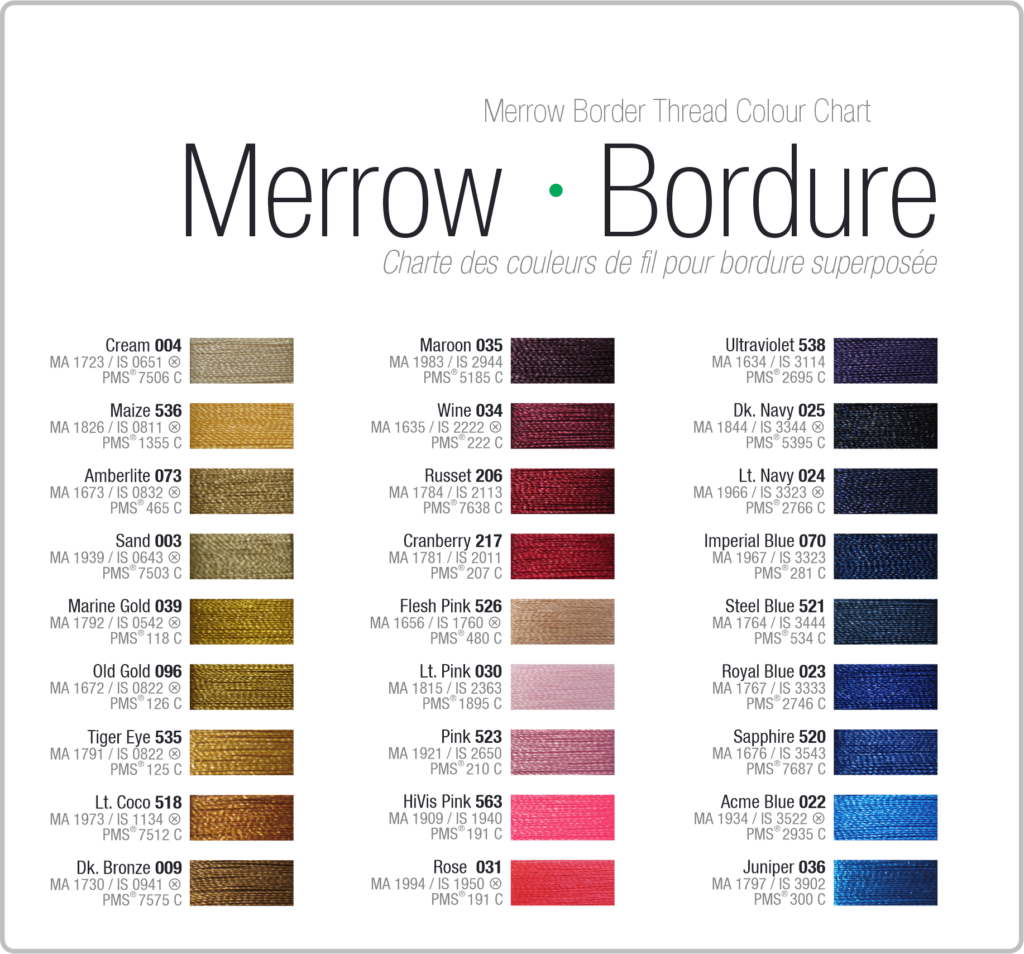 Colour Charts - Emblemtek